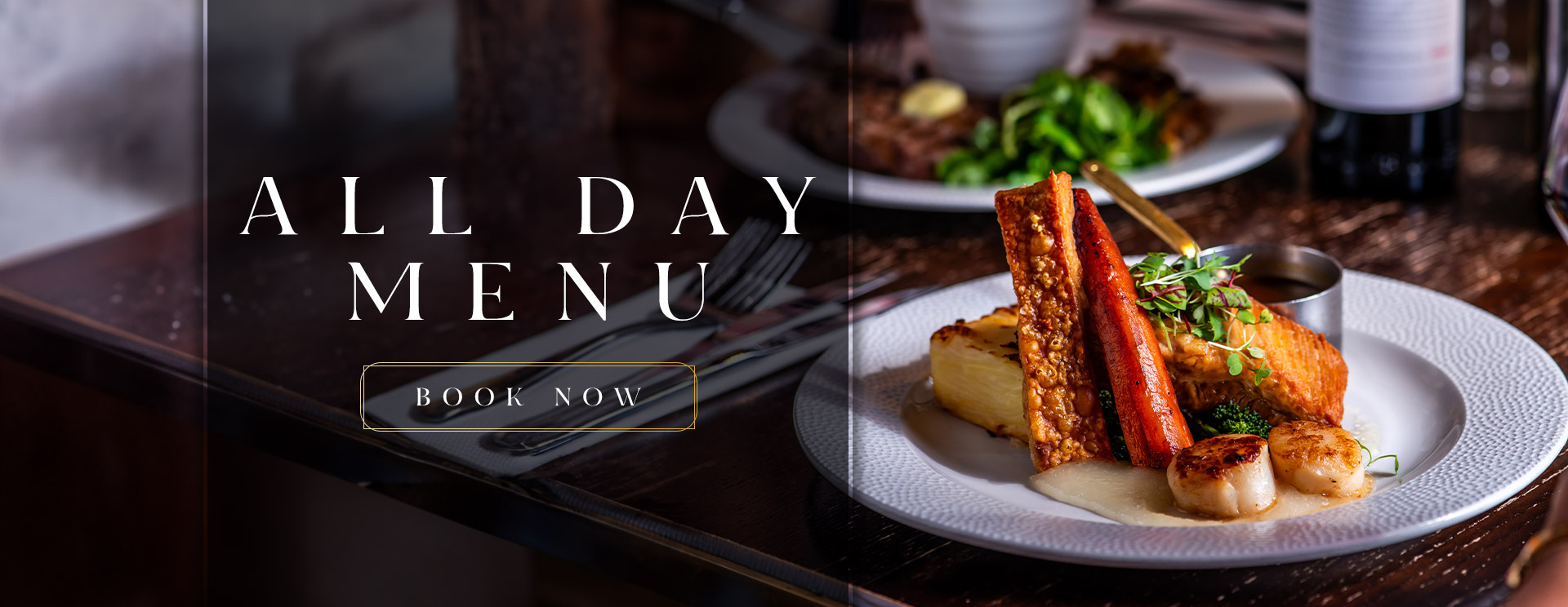 Dinner Menu & Prices | All Day Dining at The Coombe Cellars Newton Abbot
